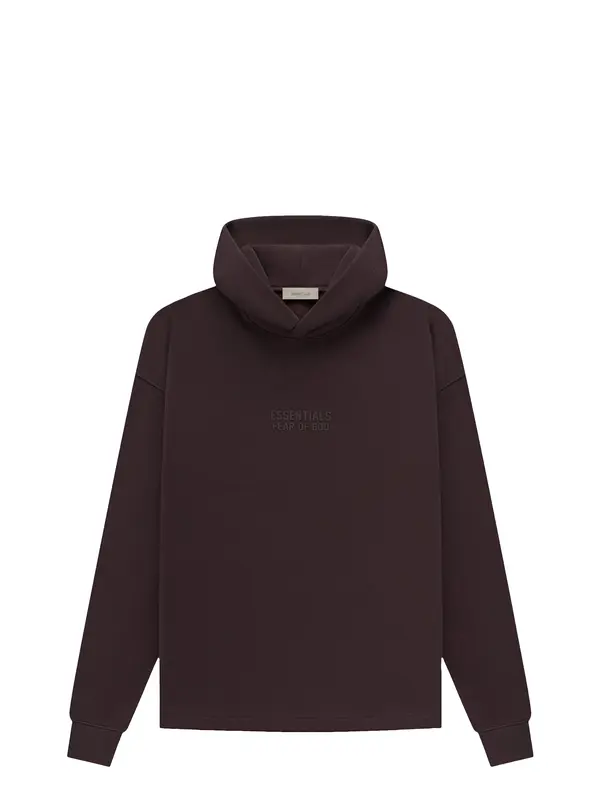 Fear Of God Relaxed Hoodie 'plum - Brown
