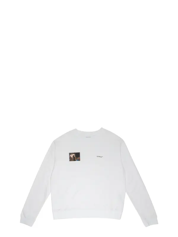 Off-White Caravag Angel Slim Crewneck - Black