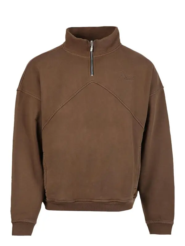 Rhude Quarter Zip - Brown
