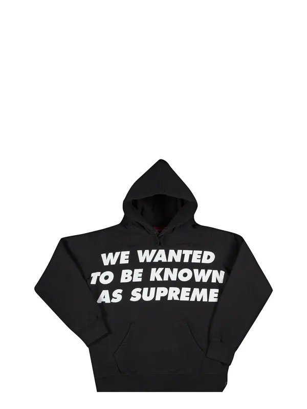 Supreme Known As Hooded Sweatshirt - Black