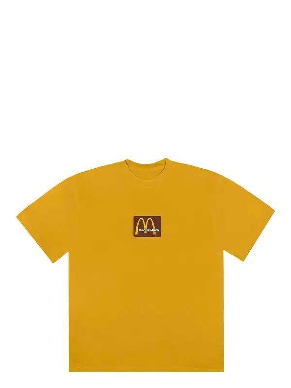 CACTUS JACK BY TRAVIS SCOTT Sesame Inv T-shirt Ii 'gold - Yellow