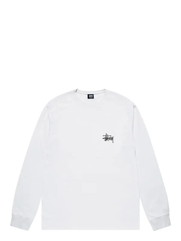 StÜssy Basic Long-sleeve Tee - White