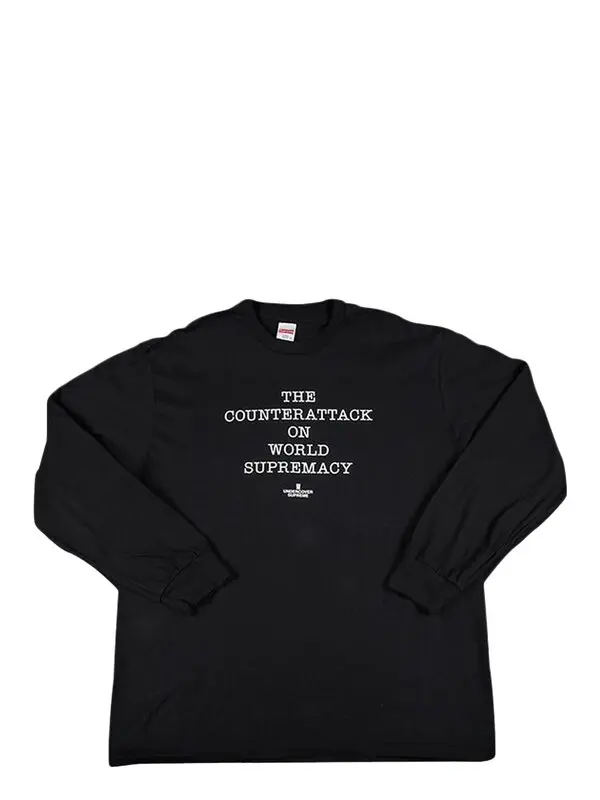 Supreme X Undercover X Public Enemy Counterattack Long-sleeve T-shirt - Black