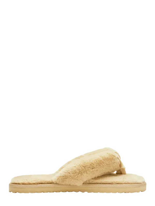 PUMA Fluff Flip Slides - Cream