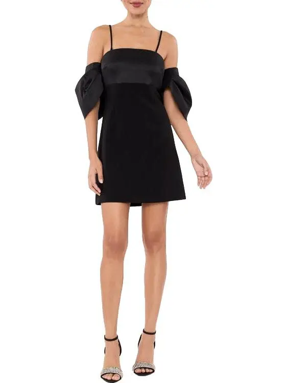 Likely Capri Cold Shoulder Minidress - Black