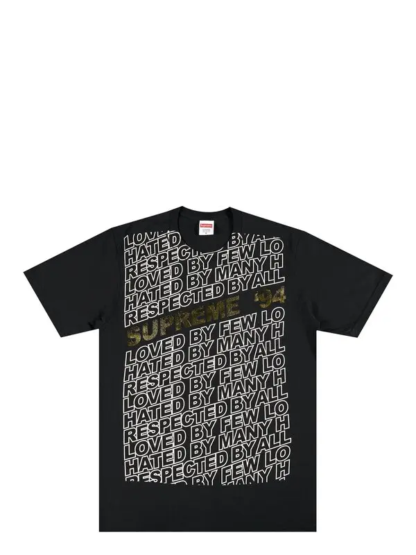 Supreme Respected Tee - Black
