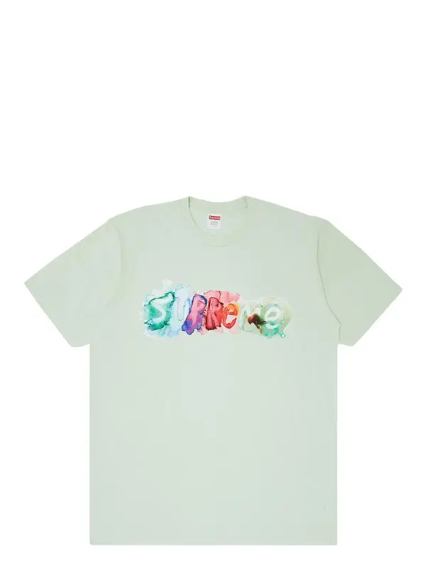 Supreme Watercolor Tee 'pale - Green