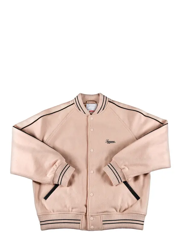 Supreme X Jamie Reid It's All Bollocks Varsity Jacket - Pink