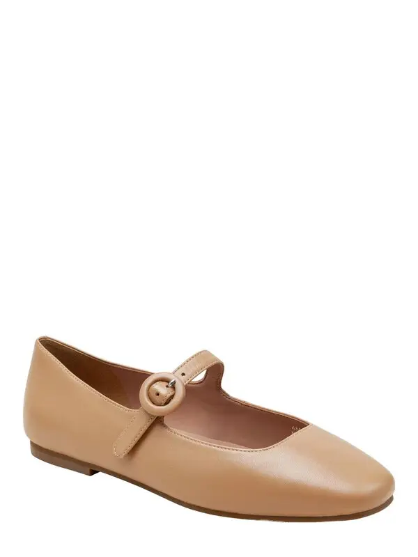 Linea Paolo Marley Leather Flat - Desert
