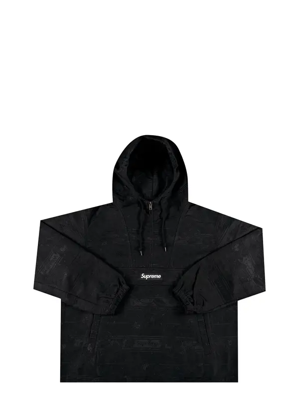 Supreme Floral Tapestry Anorak - Black