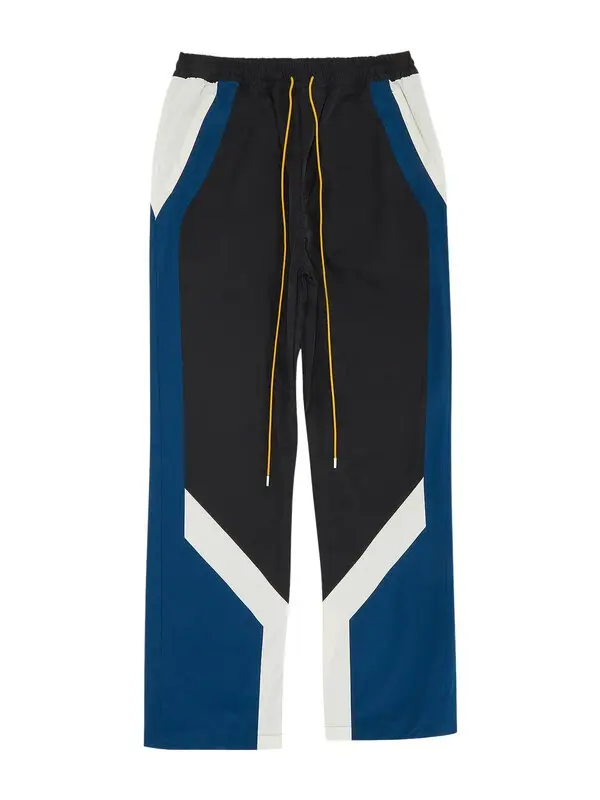 Rhude Color Blocked Track Pant - Black