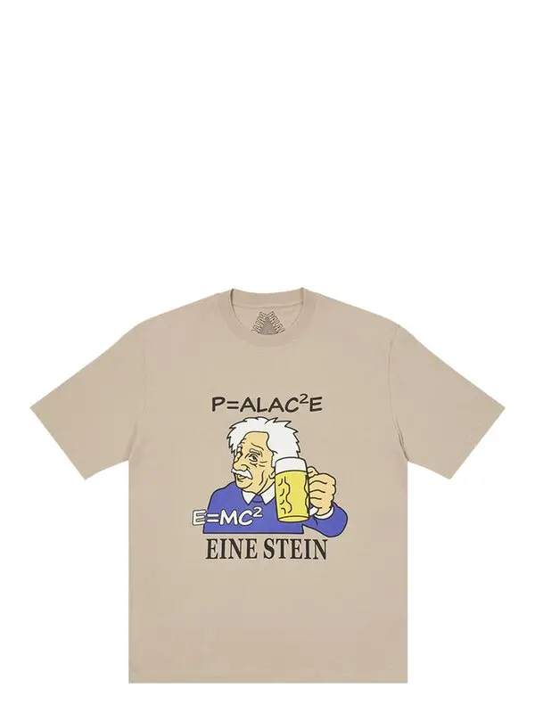PALACE Eine-stein T-shirt 'mushroom - Tan
