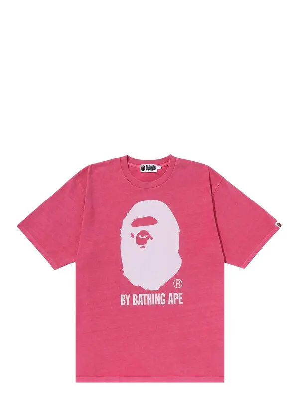 A BATHING APE Overdye Relaxed Tee - Pink