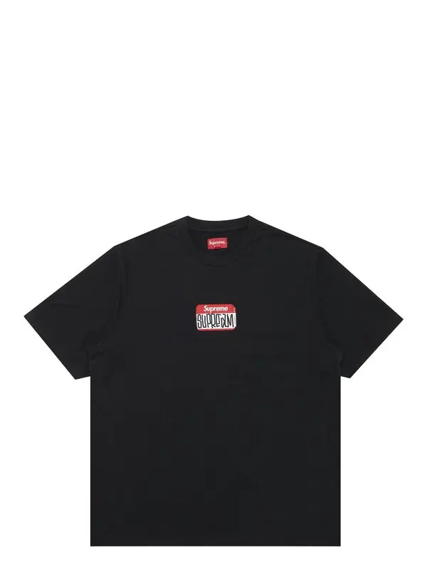 Supreme Gonz Nametag Short-sleeve Top - Black