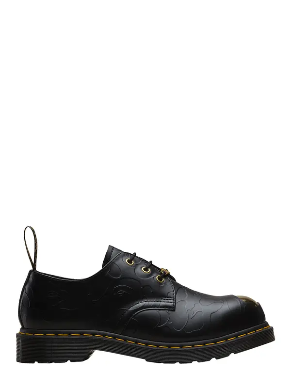 Dr. Martens A Bathing Ape X Emboss 1461 - Black
