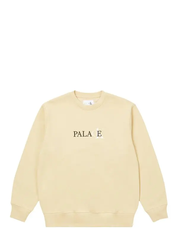 PALACE X Calvin Klein Crewneck - Cream