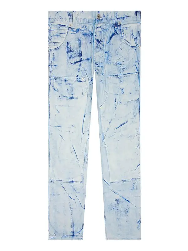 Heron Preston Overdyed Canvas Carpenter Jeans - Blue