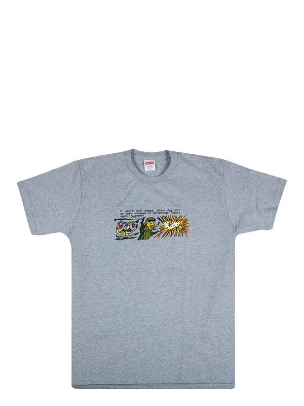 Supreme Dog Shit Tee - Grey