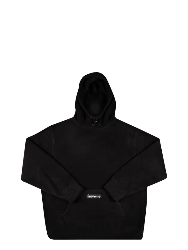 Supreme X Polartec Hooded Sweatshirt - Black