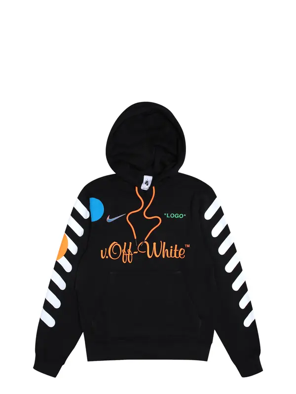 Nike Nikelab X Off-white Mercurial Nrg X Hoodie - Black