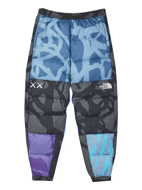 The North Face X Kaws Retro 1996 Nuptse Pant 'monterey - Blue