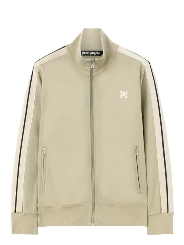Palm Angels Monogram Classic Track Jacket - Grey