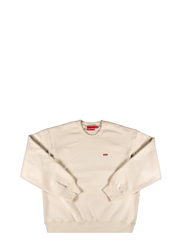 Supreme Small Box Crewneck 'natural - Tan
