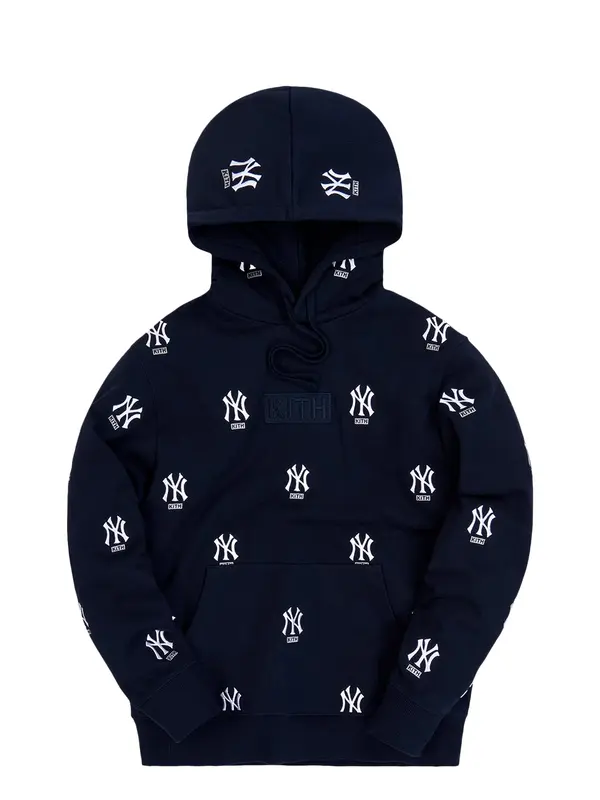 Kith Mlb New York Yankees Monogram Hoodie - Blue