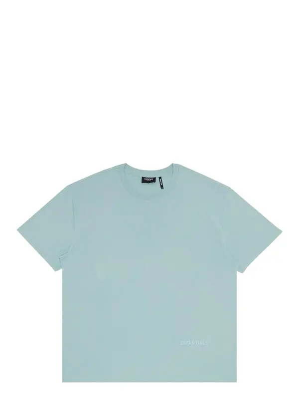 Fear Of God Boxy T-shirt With Logo - Blue