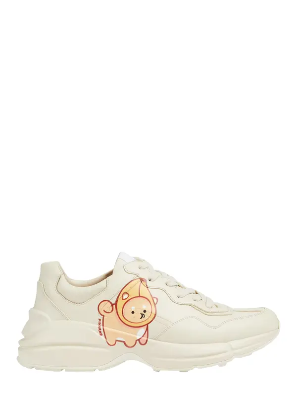 Gucci Pikarar X Rhyton Sneakers - Cream