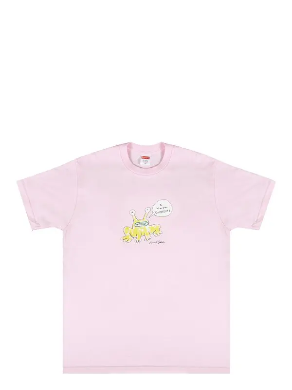 Supreme X Daniel Johnston Frog Tee 'light - Pink