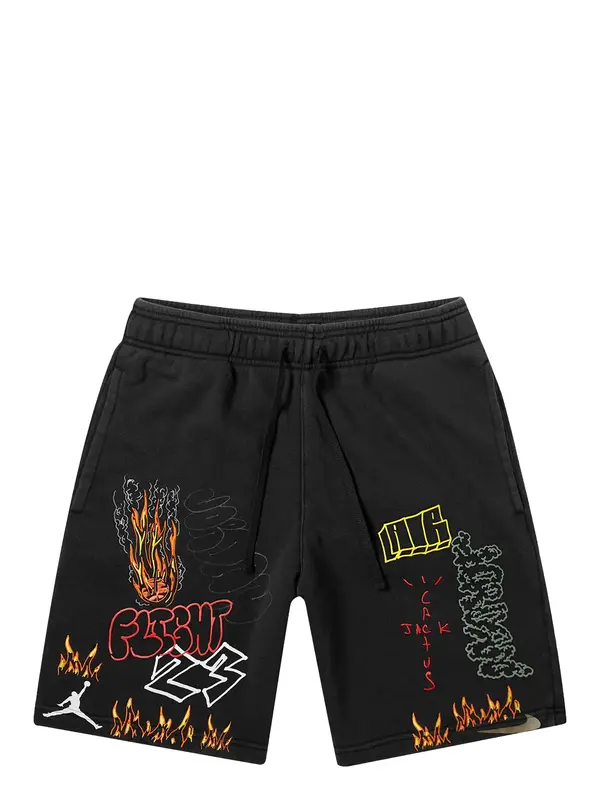 CACTUS JACK BY TRAVIS SCOTT X Mj Fleece Short - Black
