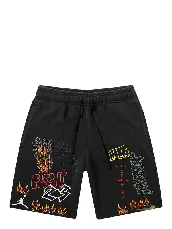 TRAVIS SCOTT X Mj Fleece Short - Black