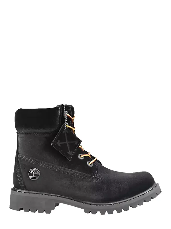 Timberland Off-white X Inch Premium Velvet Boots - Black