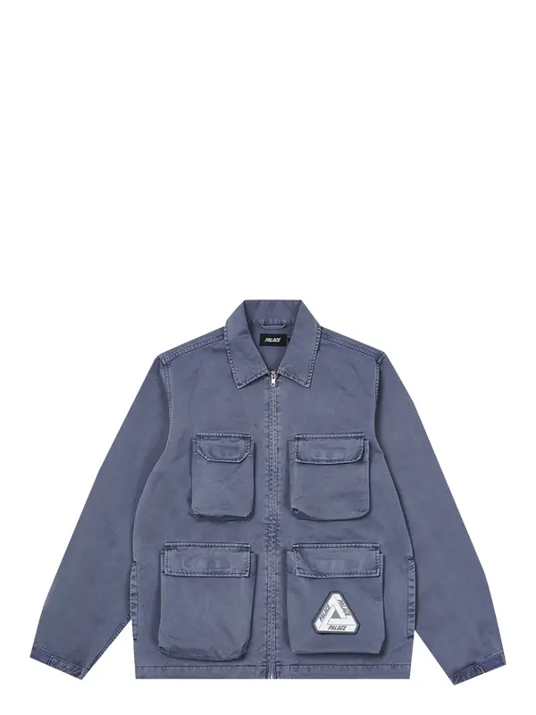 PALACE Garment Dyed Jacket - Grey