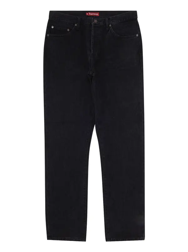 Supreme Stone Washed Slim Jean - Black