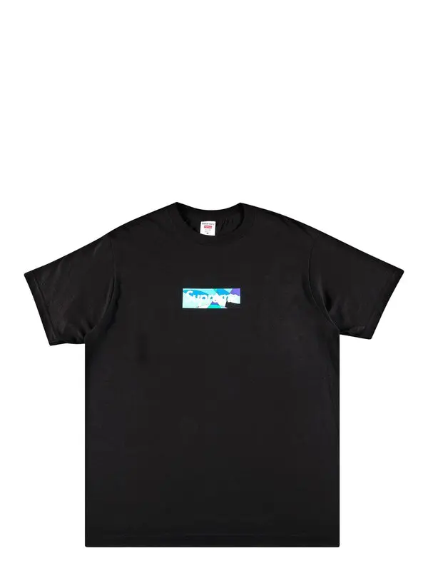 Supreme X Emilio Pucci Box Logo Tee /blue - Black