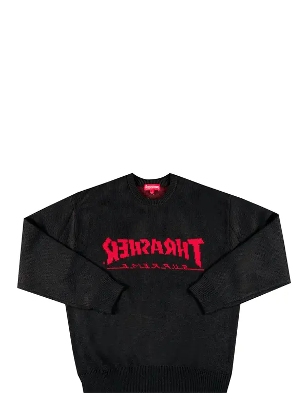 Supreme X Thrasher Sweater - Black