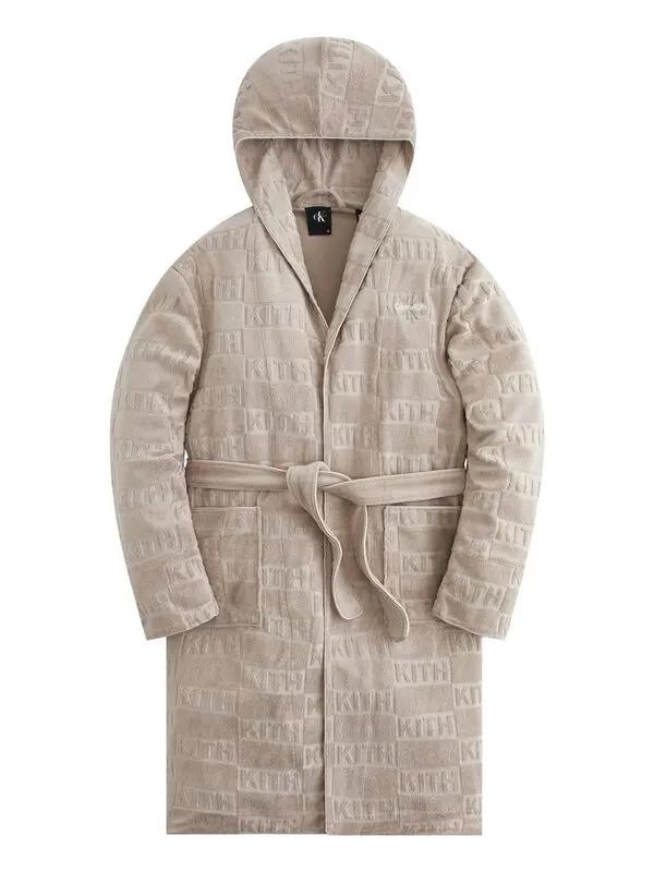 Kith For Calvin Klein Terry Robe 'molecule - Brown