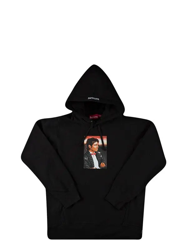 Supreme Michael Jackson Hooded Sweatshirt - Black