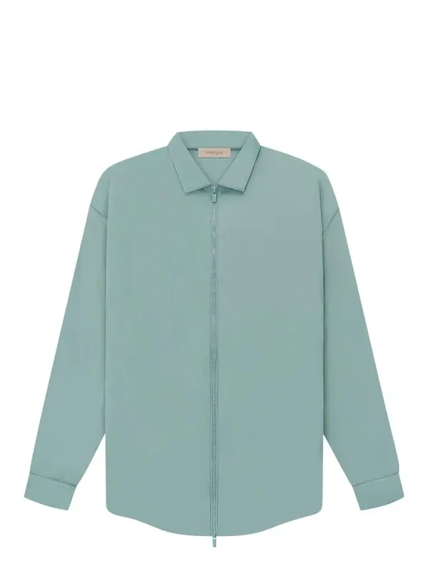Fear Of God Filled Nylon Shirt Jacket 'sycamore - Green
