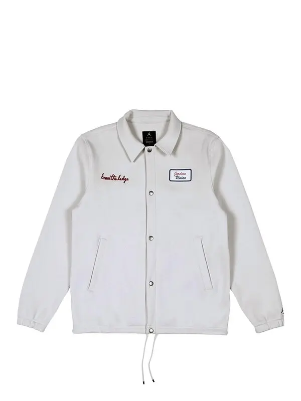 JORDAN X Union La Coaches Jacket - White