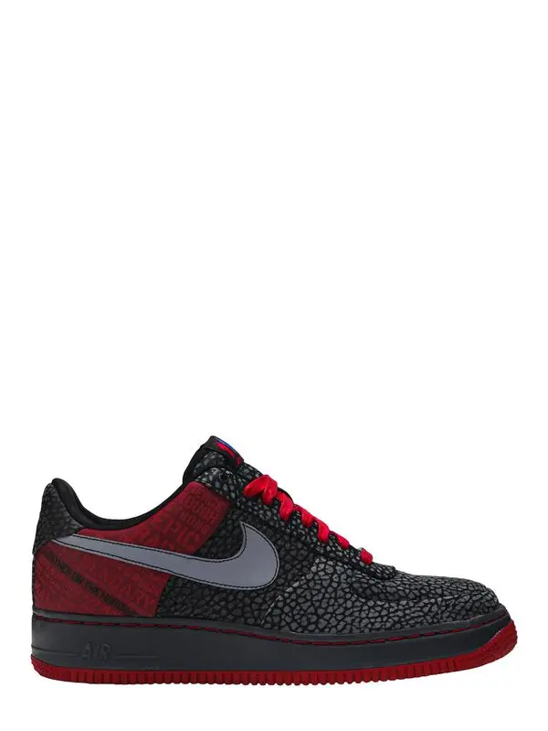 Nike Force 1 Supreme 07 Malone 'original Six' Sneakers - Black