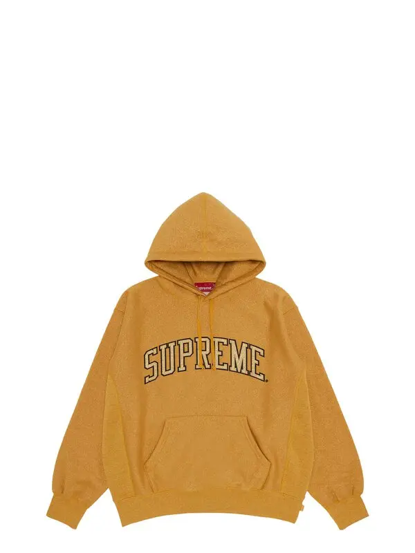 Supreme Glitter Arc Hooded Sweatshirt - Gold