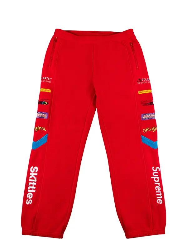 Supreme X Skittles X Polartec Pant - Red