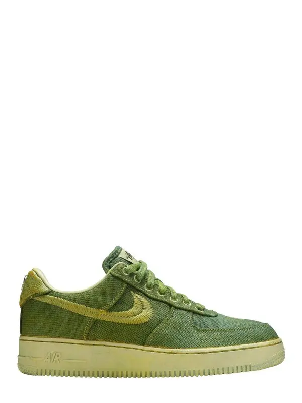 Nike Stussy X Lookout & Wonderland X Air Force 1 Low Hand Dyed London Sneakers - Green