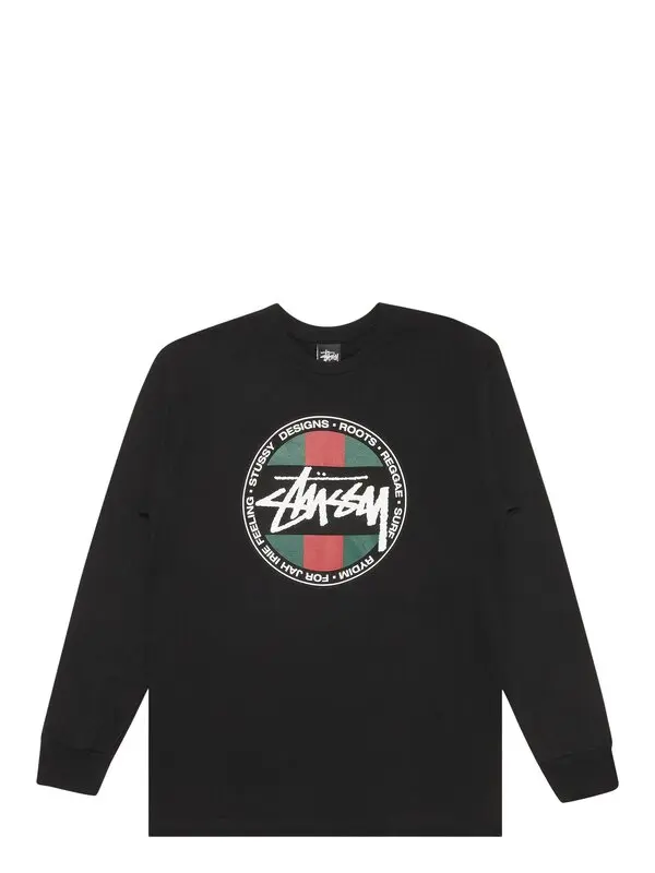 StÜssy Ss Stripe Dot Long-sleeve - Black