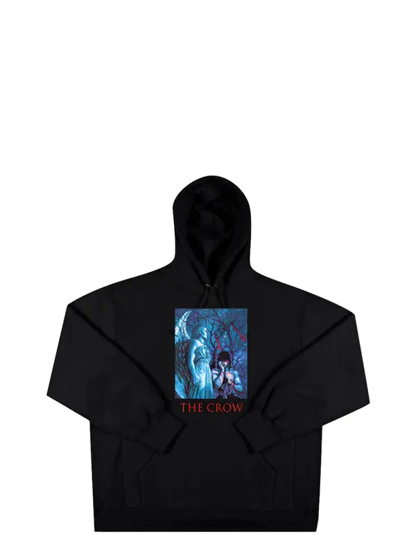 Supreme X The Crow Hooded Sweatshirt - Black