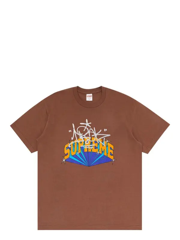 Supreme X Irak Arc Tee - Brown