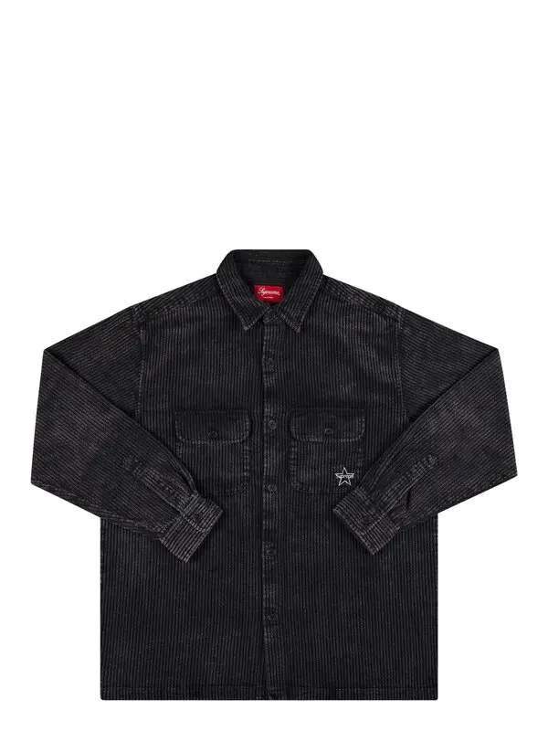 Supreme Corduroy Shirt - Black